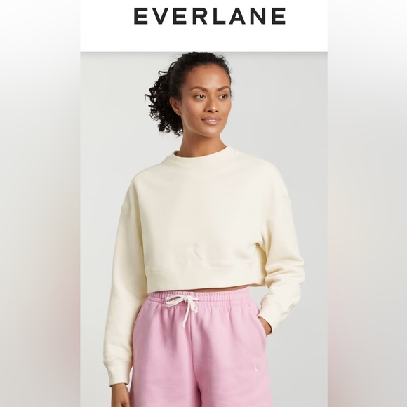 Everlane | Tops | Everlane Organic Cotton Cropped Crew Color Canvas | Poshmark